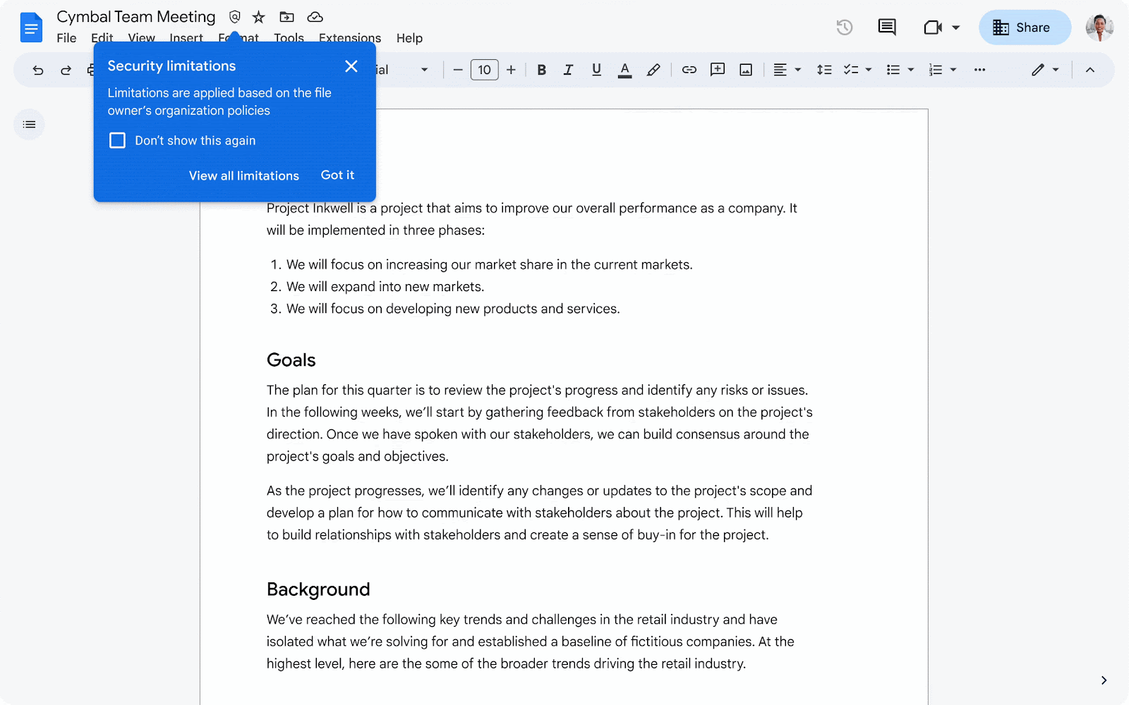Google เปิดตัว Policy Visualization เพิ่มความโปร่งใสจัดการไฟล์สำหรับ Google Docs, Sheets, Slides ...